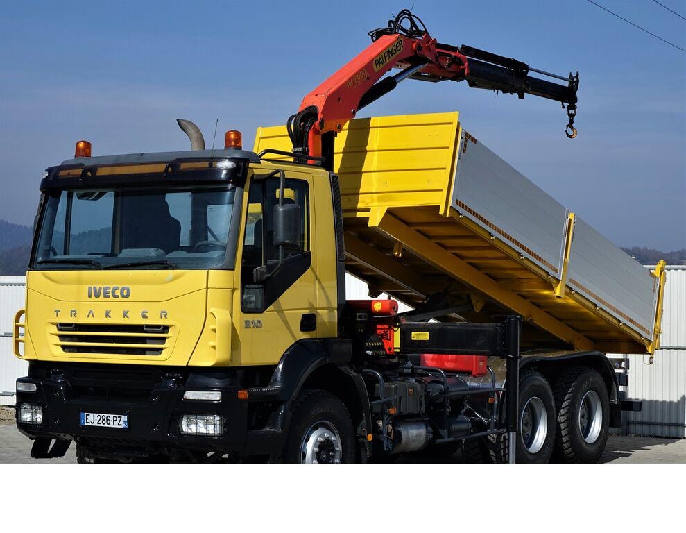 Piese Basculanta Iveco Trakker 310 Kipper 5,00m + Kran *6x4*Topzustand ...